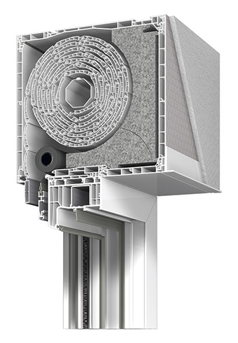 PVC roller shutter fits all common window systems | DECEUNINCK